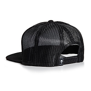 Sullen Badge of Honor BOH Mesh Back Snapback Tattoo Lifestyle Hat - Black