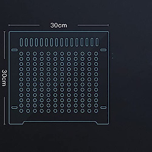 Gigicloud Fish Tanks Transparent Acrylic Divider with Suction Cup Fish Tank Aquarium Accessories DIY Designed Clear Easy to Bent Cut and Assemble for Fighting Sick Fish, 7 X 6.3 Inch