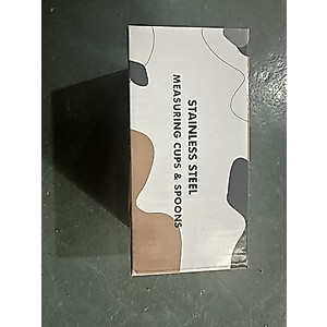 Measuring Cups Stainless Steel 7 Piece Stackable Set for Dry or Liquid Ingredients Measurement - Kitchen Gadgets & Utensils Metal Measuring Cups Best for Cooking & Baking