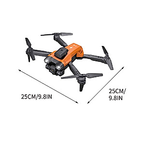 Drone with Camera, 4K HD WiFi FPV Mini Drone, Foldable RC Quadcopte with 360 ° Automatic Obstacle Avoidance, Trajectory Flying, Gesture Takes Photos/Videos, Gift for Family #