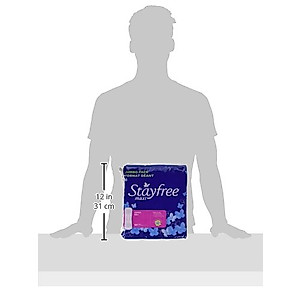 Stayfree Maxi Super Long Pads For Women, Wingless, Reliable Protection and Absorbency of Feminine Periods, 66 count