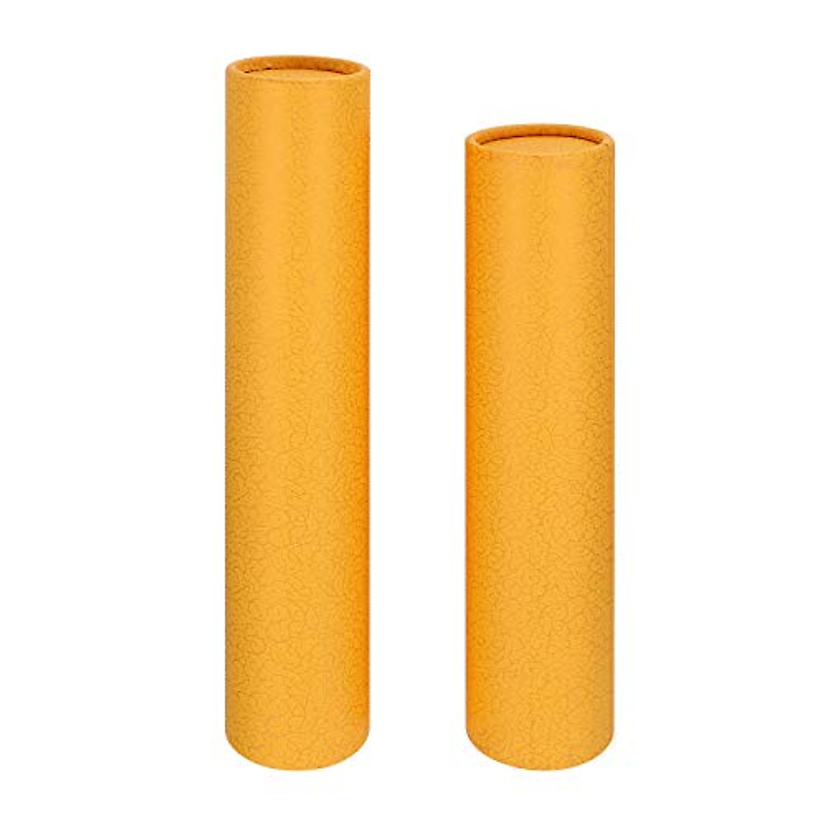 EXCEART Documents Storage Tubes Document Poster Tube Paper Storage Tube for Blueprints Prints Posters Targets Artworks and Drawings Yellow Drafting Tube