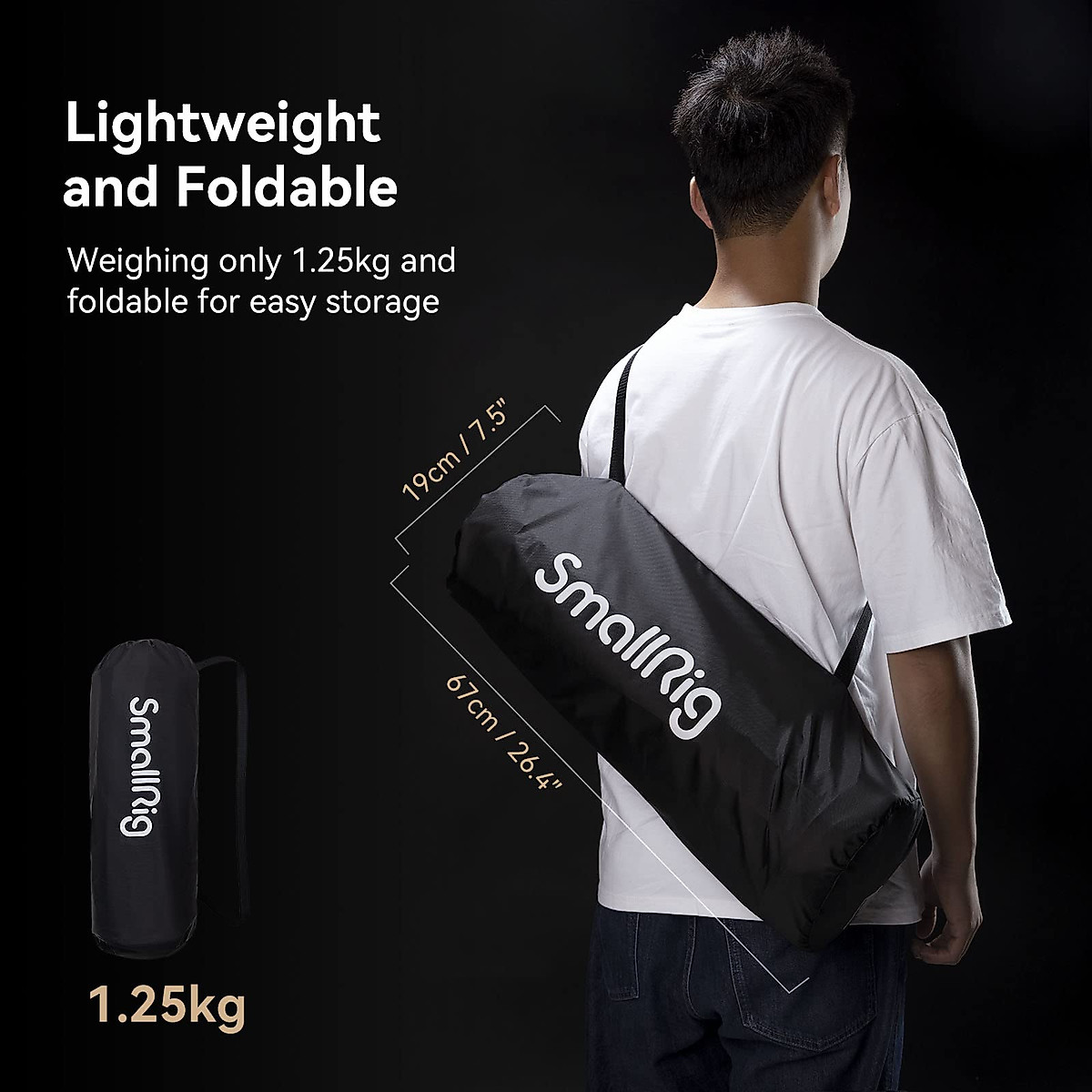 SMALLRIG Parabolic Softbox LA-D85 85cm Quick Release, Compatible with SmallRig RC 120D/RC 120B/RC 220D/RC220B and Other Bowens Mount Light - 4158