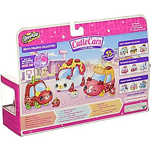 Shopkins Cutie Car S3 3 Pack-Asst 2 Childrens Toy