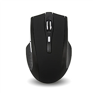 Bluetooth Wireless Mouse,Rechargeable Silent Mouse 16000 DPI 6 Buttons Mice for Notebook PC Laptop Computer Windows/Android Tablet/Microsoft/MacBook Pro (Black 2)
