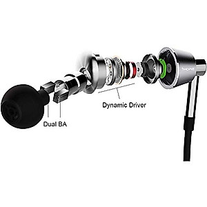 1MORE Wireless Earbuds Triple Driver Bluetooth Neckband Earphones with Hi-Res LDAC Wireless Sound Quality,Fast Charging,7-Hour Playtime,Environmental Noise Isolation