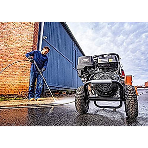 SIMPSON Cleaning PS4240 PowerShot 4200 PSI Gas Pressure Washer, 4.0 GPM, Honda GX390 Engine, Includes Spray Gun, 5 QC Nozzle Tips, 3/8-inch x 50-foot Monster Hose, (49-State)