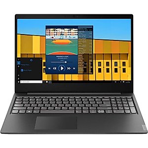 Lenovo 2019 IdeaPad S145 15.6" Laptop Computer: AMD Core A6-9225 up to 3.0GHz, 4GB DDR4 RAM, 500GB HDD, 802.11AC WiFi, Bluetooth 4.2, USB 3.1, HDMI, Black Texture, Windows 10 Home