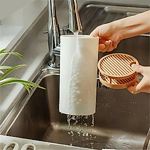 White Knife Block Set, 4PCS Kitchen Knife Set with Block for Home Restaurant, Dishwasher Safe, Non-Stick SUS Material, Nice Gift for Family, Friends