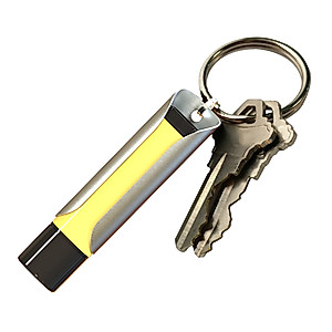 TALLAC HOUSE Stainless Steel Lip Balm Keychain Holder Sleeve with Dial Protection Not Chapstick Brand Compatible