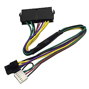 COMeap 24 Pin to 6 Pin ATX Power Adapter Cable for HP Z220 Z230 SFF MT TWR Series 4000 6005 8300 ProDesk 600 G1 EliteDesk 800 G1 13-inch(33cm)