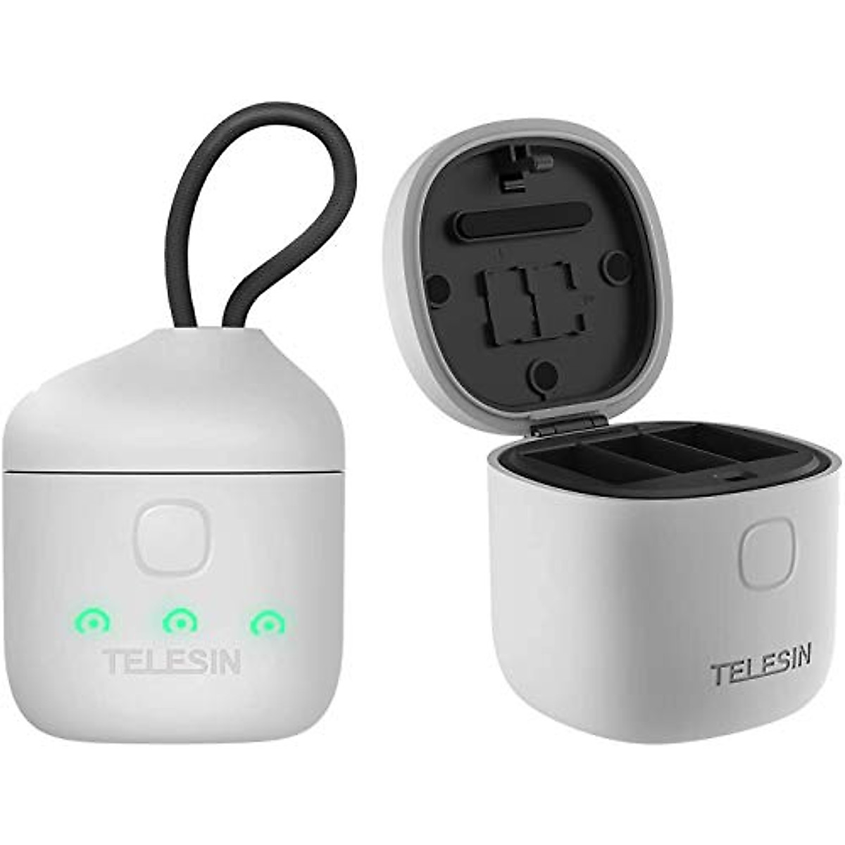 TELESIN AllinBox Charger SD Card Reader Kit, Triple Battery Charger for GoPro Hero 11, Hero 10/9 Black - Only Allinbox Charger