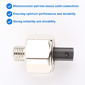 Knock Sensor, Replaces 30530-PPL-A01, 158-0917, 1580917 Compatible with Honda, Acura - 2003-2007 Accord, 2002-2009 CRV, 2002-2005 Civic, 2003-2011 Element, 2007-2012 RDX, 2002-2006 RSX, 2004-2008 TSX