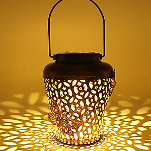 ZHUANYIYI Hollow Solar Lights, Garden Lawn Lighting Landscape Lights, Home Garden Pavement Decoration Night Lights