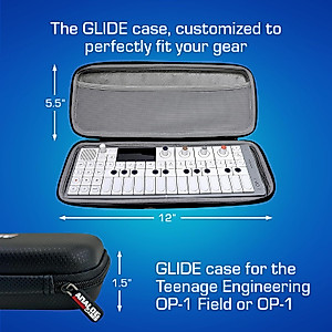 ANALOG CASES Teenage Engineering OP-1 Field/OP-1 Case - Custom-Fitted Compact GLIDE Case for Travel