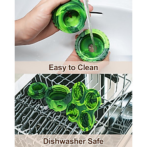 Joytale Dog Enrichment Toys, Treat Dispensing Dog Toys for Aggressive Chewers, Fillable Dog Chew Toys with Frozen Mold, Skull Design Dog Toys with Rope, Dog Toys to Keep Them Busy