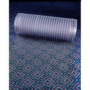 Clear Plastic Runner Rug Carpet Protector Mat Ribbed Multi-Grip (Clear Plastic, 26" in x 60" in)