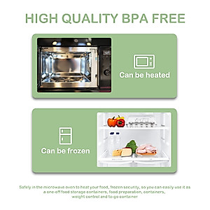 MBC MAT BOARD CENTER, 150-Pack (38 Oz) 1-Compartment Food Container-Round Meal Prep Bowls with Lid-Portable Lunch Box-Stackable-Bpa Free-Freezer/Microwave/Dishwasher Safe-Reusable Storage