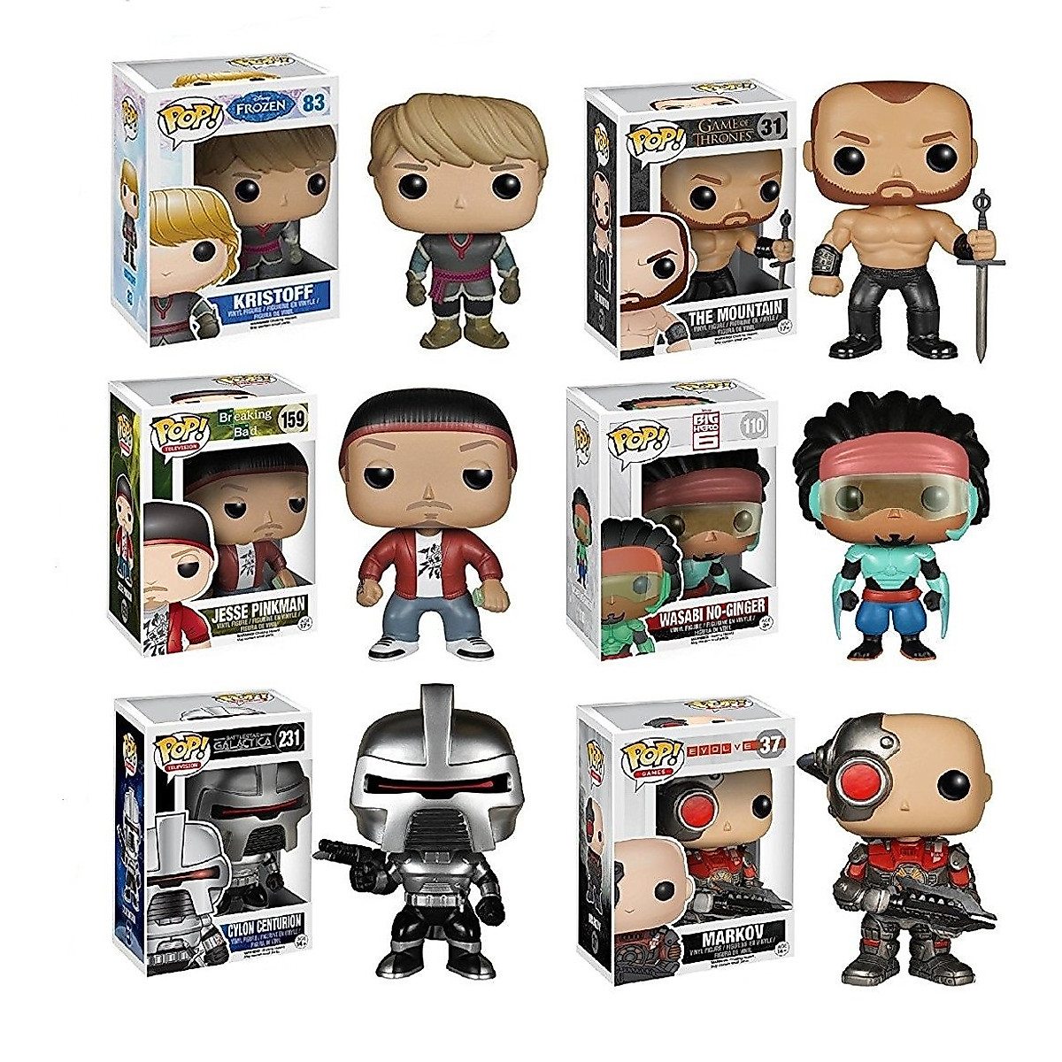 Funko POP Exclusive Mystery Starter Pack Set of 6 "Includes 6 Random Funko POPS Will Vary and No Duplicates"