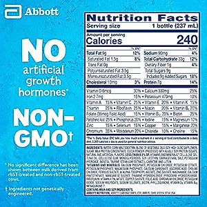 PediaSure Grow & Gain with Immune Support, Kids Protein Shake, 27 Vitamins and Minerals, Non-GMO, Gluten-Free, Strawberry, 8 Fl Oz (Pack of 24)