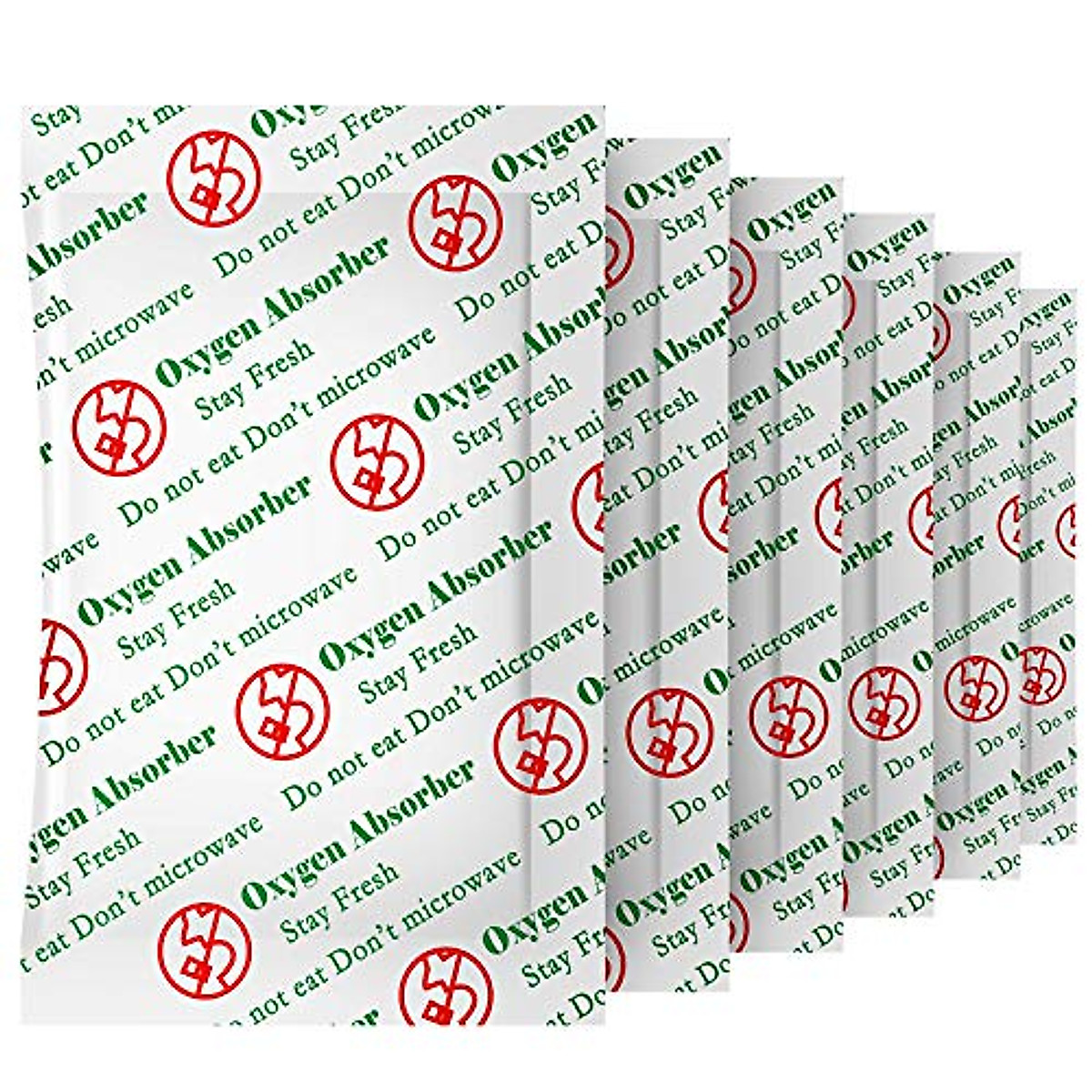 KitVacPak(50Packets)500cc Food Grade Oxygen Absorbers Packets for Home Made Jerky and Long Term Food Storage