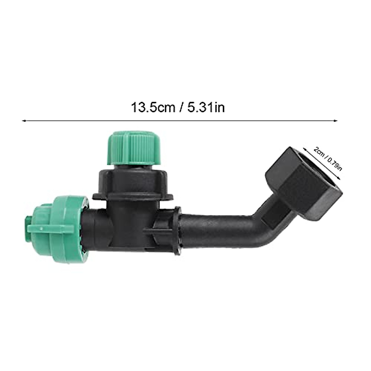 Plant Protection Device, Durable Internal Thread Connection Wear Resistant Esticide Spraying Nozzle Excellent for Garden