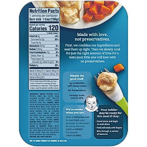 Gerber Graduates Lil' Meals MASHED POTATOES & GRAVY WITH ROASTED CHICKEN & CARROTS - 6.6oz. (Pack of 6)