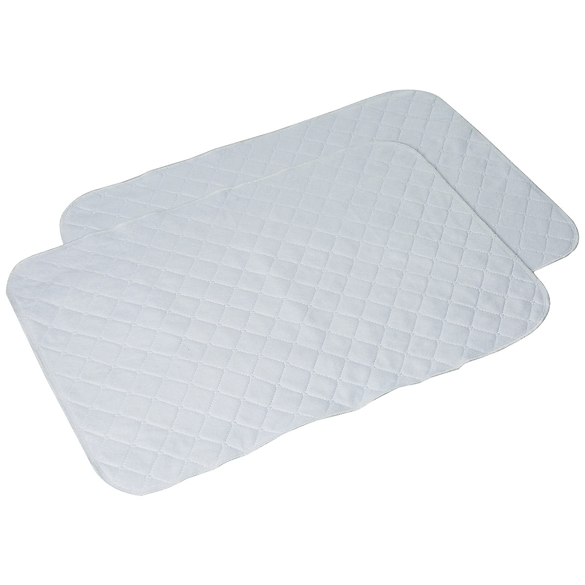 Carter's 2 Piece Protector Pad, Solid White, One Size