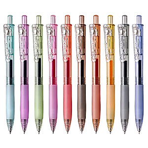 WRITECH Retractable Gel Pens Quick Dry Ink Pens Fine Point 0.5mm Multicolor For Journaling, Drawing, Doodling, and Notetaking (Multicolor)