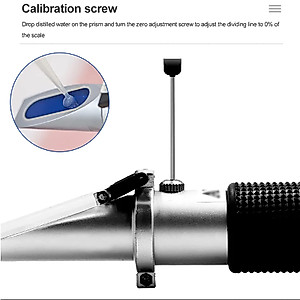 PODEC 3-in-1 Refractometer Honey, Honey Moisture Tester, 10-33% for Measuring Honey Moisture, 1. 5 Times The Clarity & Clear and Accurate Reading, for Honey, Bee Keeping Supplies