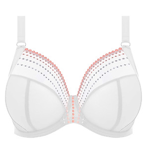 Elomi Matilda Banded Plunge Underwire Bra (8900),40K,White