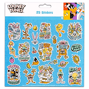 Looney Tunes Stickers Party Favors Bundle - 150 Looney Tunes Stickers for Kids Featuring Bugs Bunny, Tweety, Daffy Duck, and More for Arts and Crafts (Looney Tunes Toys Party Supplies)