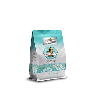 Hawaiian Paradise Coffee 10% Hawaiian Roast Coffee Ground 12oz. Bag - Premium Rich Signature Brewed – 100% Arabica Gourmet Finest Beans