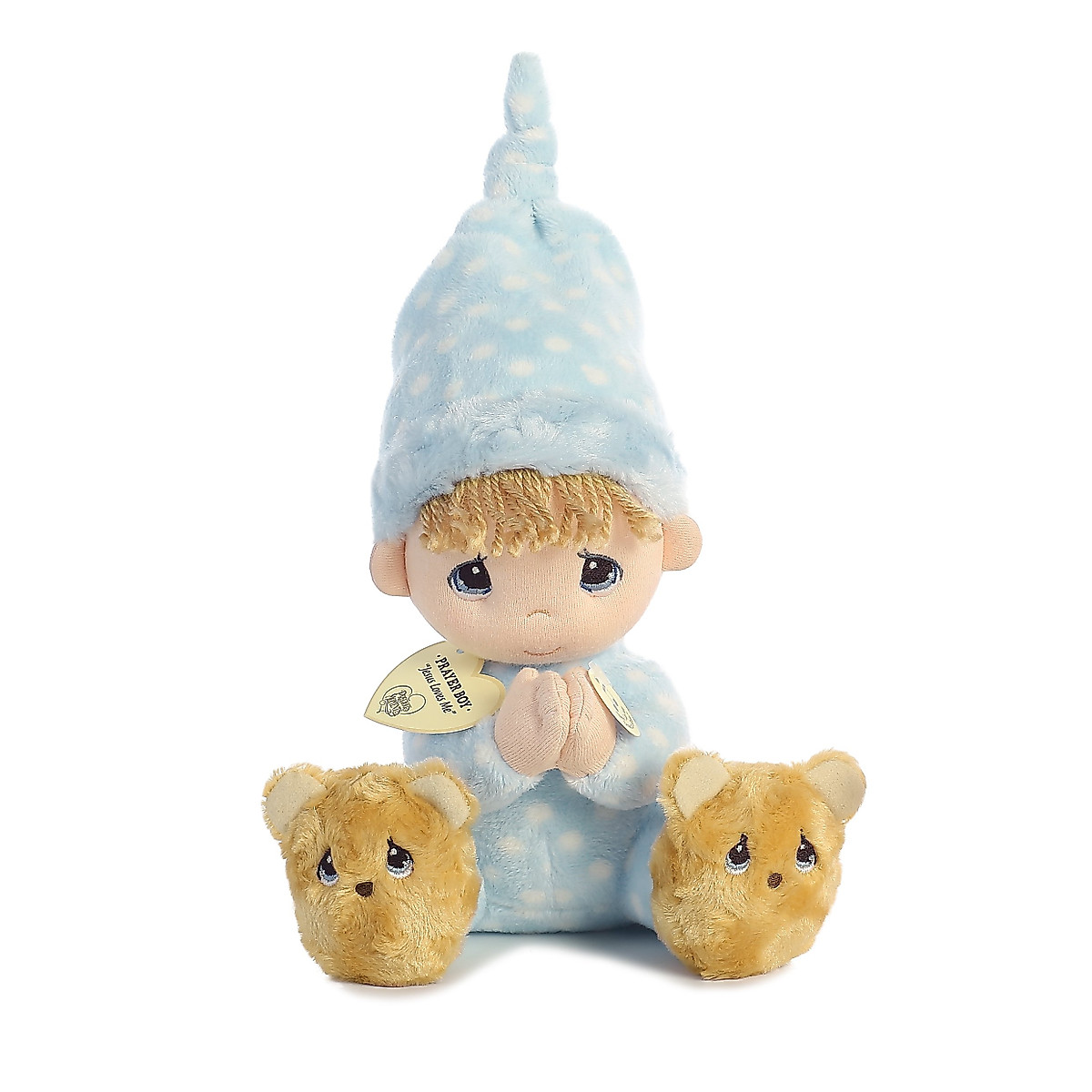 Aurora® Inspirational Precious Moments™ Precious Prayer Boy Stuffed Animal - Cherished Memories - Enduring Comfort - Blue 9.5 Inches