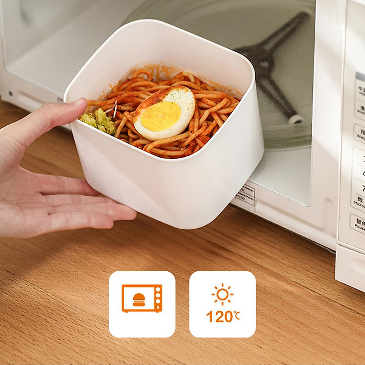 Kichvoe Cheese Keeper 5*2.5*2.5Inch White Rectangular Food Storage Container with Flip Top Lid, 700ML, , Phthalate Free, , Airtight, Refrigerator Storage, Hand Wash Only