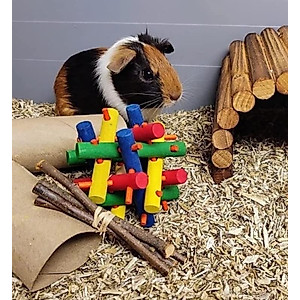 Old Dominion Hemp Small Animal Hemp Bedding, Low Du, Expands to 30 quarts, Reduces Odors, Chicken Bedding, Rabbit Bedding, Reptile Bedding, Hamer Bedding, Gerbil Bedding, Rat & Mice Bedding