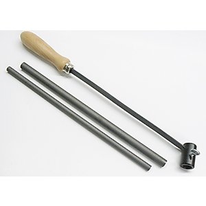 Graphite Stirring RODS with Holder Mix MELT & STIR Molten Metal 2 RODS & Handle (LZ 1 PM 18x3x3)