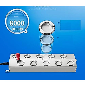 KY Ultrasonic Mist Maker fogger 10 Head ultrasonic Mist humidifier Atomizer for Water Fountain Pond Rockery Fishtank Vase Birdbath