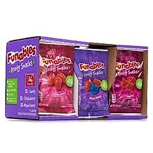 Ferrera Candy Funable Fruit Snacks Variety 36 Count