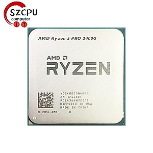 SAAKO Ryzen 5 PRO 2400G R5 PRO 2400G R5 2400G 3.6 GHz Quad-Core Eight-Thread 65W CPU Processor YD240BC5M4MFB Socket AM4 Making Computers Process Data Faster