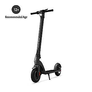Jetson Knight Adult Electric Scooter, LCD Display, Removeable Rechargeable Battery, Thumb Throttle, Easy-Folding Mechanism, Up To 20 MPH, Range of up to 16 Miles, Ages 12+, Black, JKNGH1-BLK