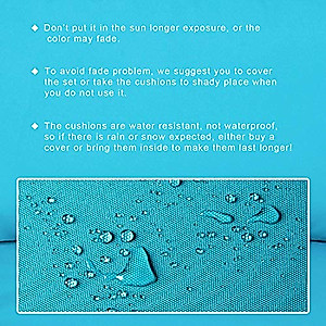 Kinsunny Peach Tree 7 PCs Outdoor Patio Furniture Sets PE Rattan Wicker Sofa Sectional Furniture Set with 2 Pillows and Tea Table