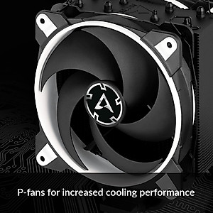 ARCTIC Freezer 34 Esports Duo - Tower CPU Fan with BioniX P-Series case Fan in Push-Pull, 120 mm PWM CPU Air Cooler, for Intel and AMD Socket, LGA1700 Compatible - White