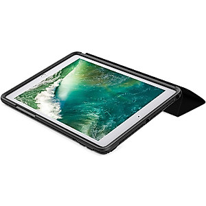 OtterBox Symmetry Series Folio Case for iPad (5th and 6th Generation) - Non-Retail Packaging - Starry Night (Clear/Black/Dark Grey Microsuede)