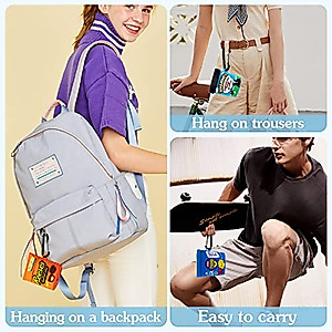 3 PACK Food Airpod 2nd Generation Case, Alquar Cute Cartoon Cheese Reese's Chocolate Fudge Skin Protective Cover, Kawaii Funny Soft Silicone Design for Apple AirPod 2/1 Shell Women Girls with Keychain