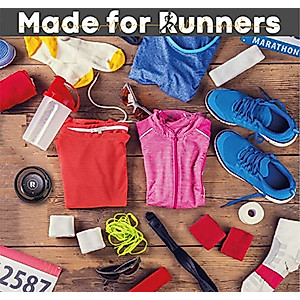 2 x Running Headphones Designed by Runners - Black and White Set of Runar RNR1 Wireless Bluetooth V5.0 Neckband Earphones