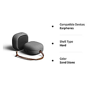 VRS Design Modern for Galaxy Buds2 Pro Case (2022) / Galaxy Buds 2 Case (2021) / Galaxy Buds Pro Case (2021) / Buds Live Case (2020) (Sand Stone)