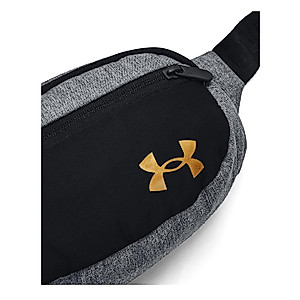 Under Armour unisex Flex Waist Bag, Pitch Gray (012)/White, One Size Fits All