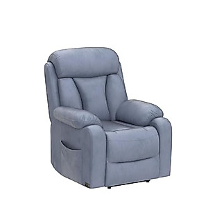 DAZONE Power Recliner Chair, Lift Chair Recliners for Elderly Modern Power Lift Chair Overstuffed Electric Recliner Chair Theater Reclining Chair Lazyboy Recliner Chair for Living Room Bedroom Grey