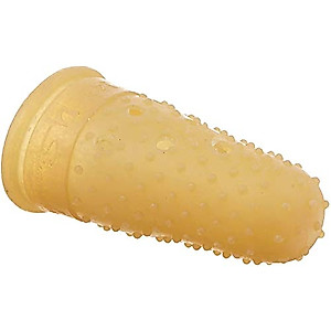 Swingline Rubber Finger Tips, Finger Cots, Large - Size 13, Amber, Finger Protector For Use with Swingline Staples & Swingline Staplers, Home Office Desktop Accessories, 12 Pack (54033)